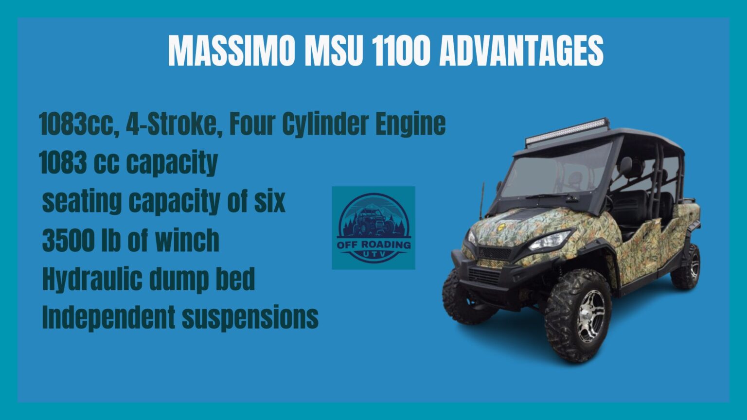 Massimo MSU 1100 UTV Reviews, Advantages, Disadvantages, Goods, Bad ...